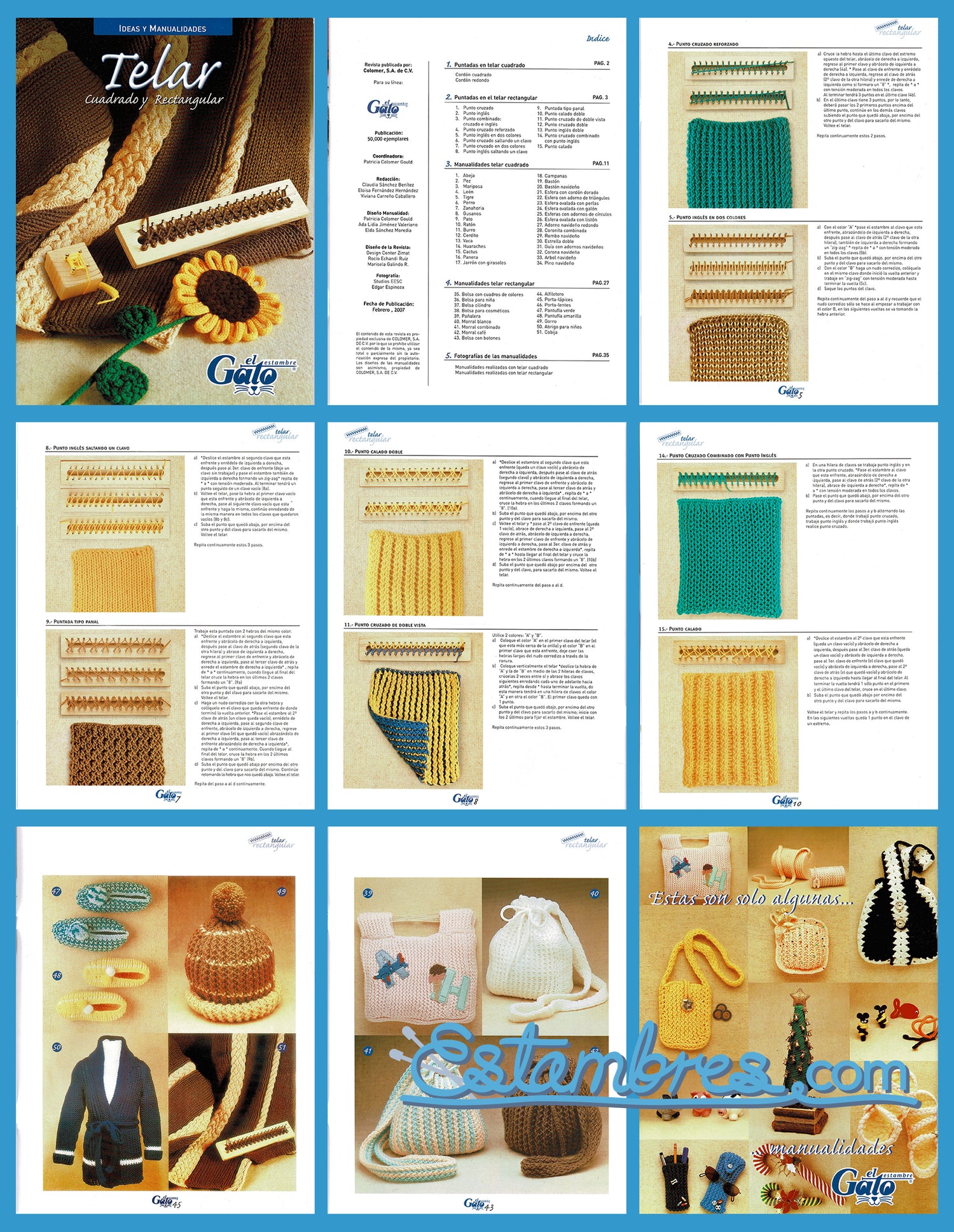 KNITTING LOOM [Rectangular] - Estambres.com