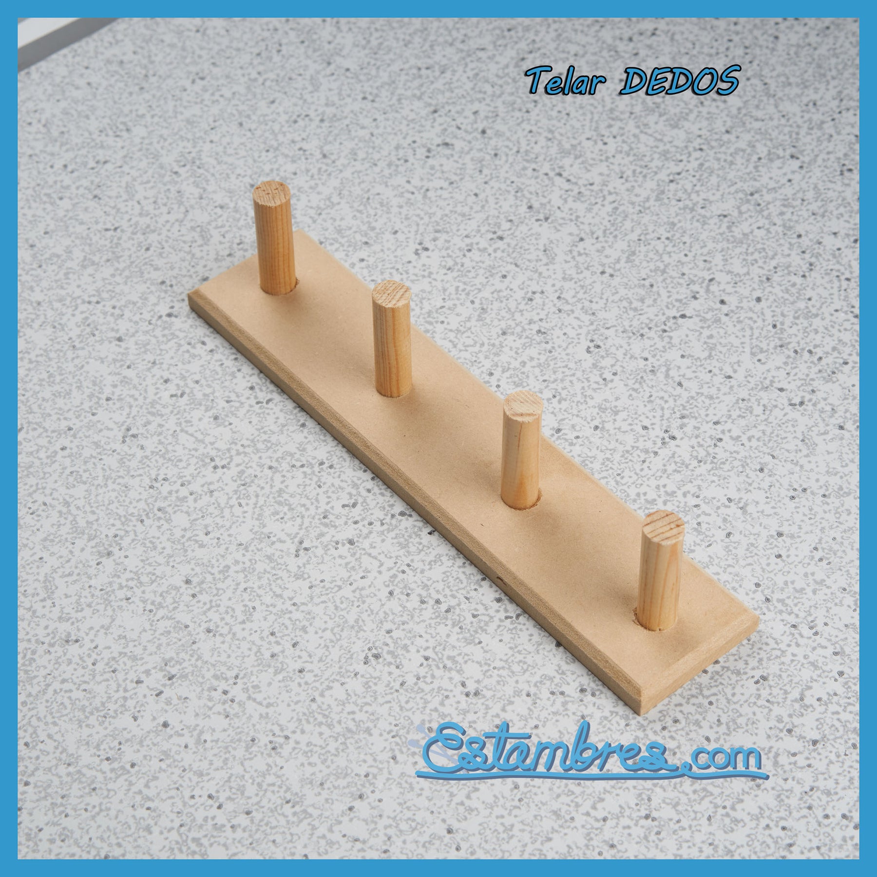 TELARES RECTANGULARES - Hechos de madera para tejido de Bufanda ...